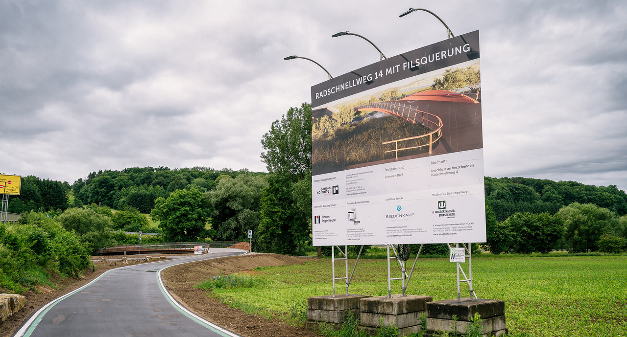 Radschnellweg RS 14: Neuer Abschnitt freigegeben: Ministerium für ...